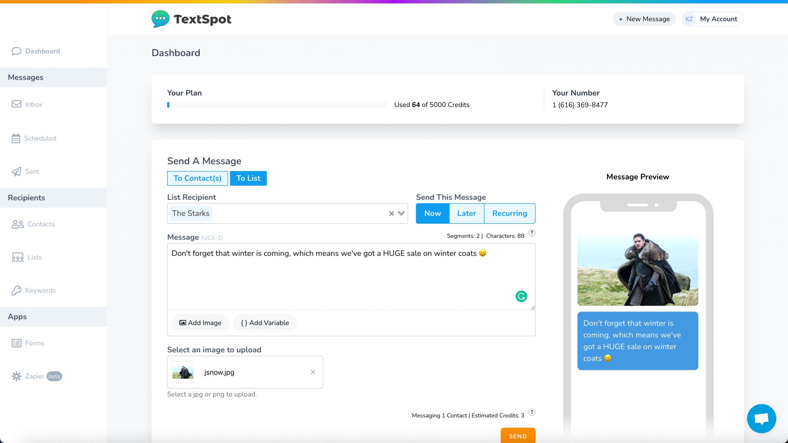 TextSpot | Avalanche Creative